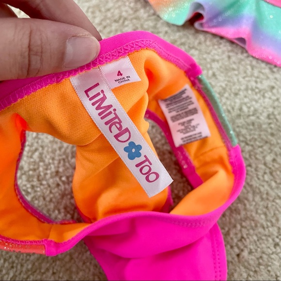 Limited Too | Swim | Limited Too Foil Rainbow Mermaid Bikini | Poshmark